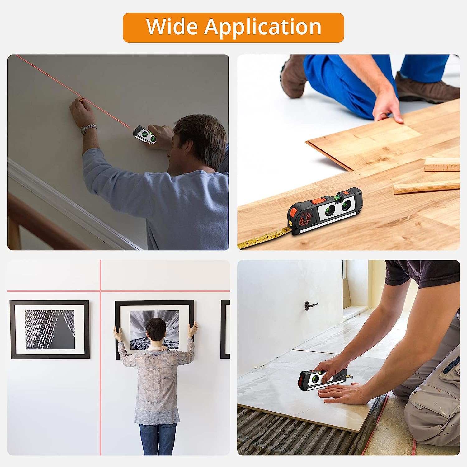 Neoteck Laser Level Multipurpose Cross Line Laser 9.8 feet