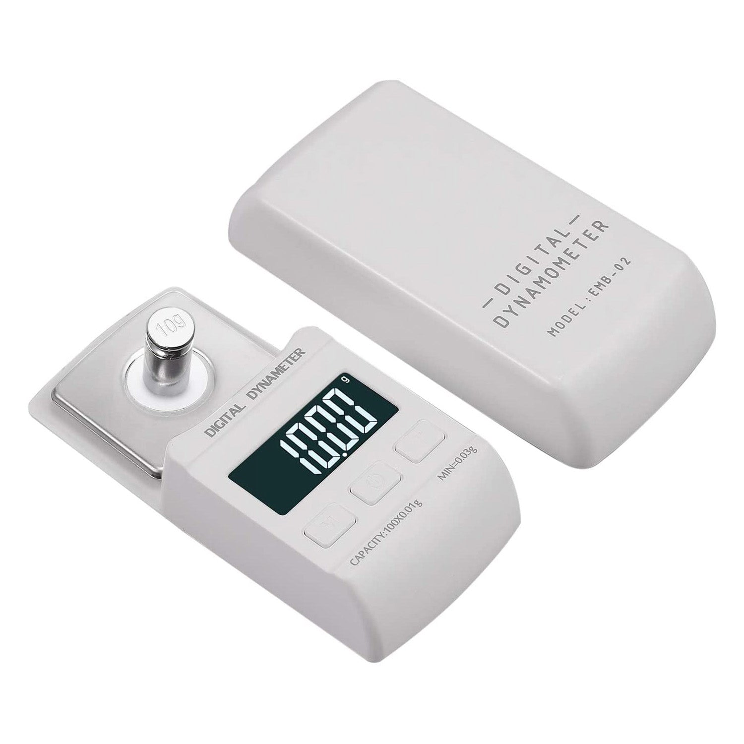 Neoteck Digital Turntable Stylus Force Scale Gauge White