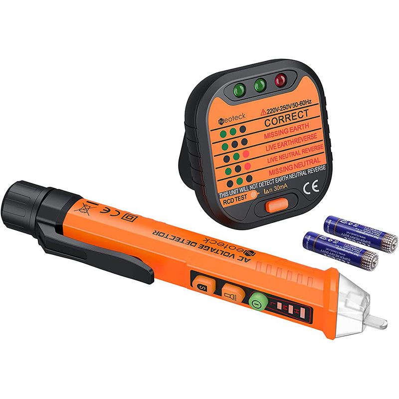 Neoteck Electrical Socket Voltage Tester Pen Kit